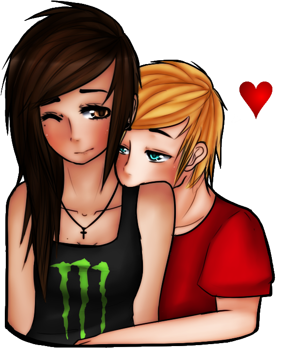 Download Kisses Clipart Kind Person - Cartoon Couple Kiss Png PNG Image ...