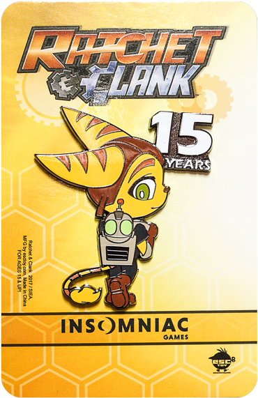 Download Ratchet & Clank 15th Anniversary Pin Set - Ratchet And Clank ...