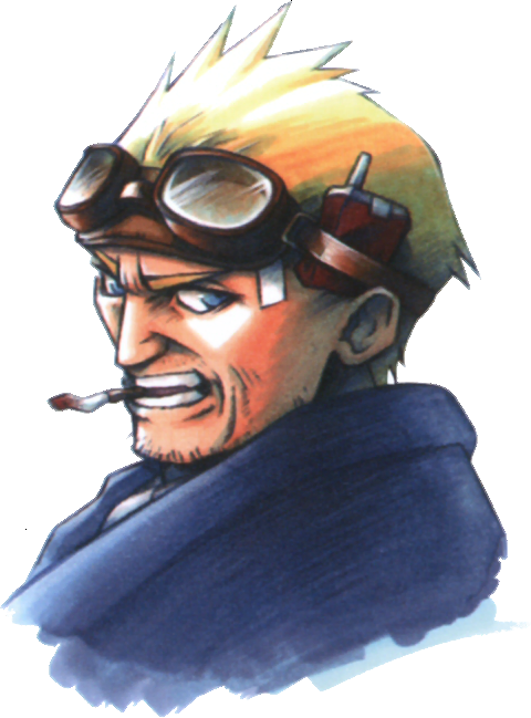 Cid Highwind Ffvii Portrait - Free Transparent PNG Download - PNGkey