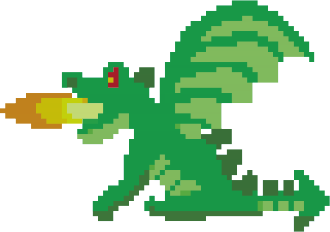 Download Image Of 8 Bit Dragon PNG Image with No Background - PNGkey.com