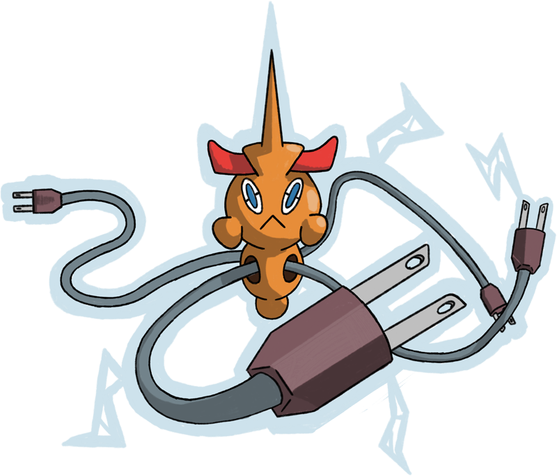 Download Pokemon Mega-rotom Is A Fictional Character Of Humans PNG ...