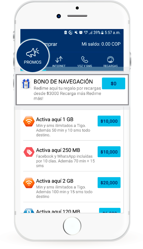 Download Prepago Tigo Recargar Celular PNG Image with No Background ...