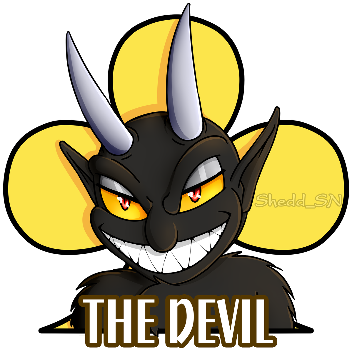Download #the Devil Fanart Hashtag On Twitter PNG Image with No ...