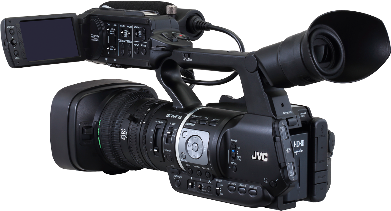 Download Jvc Hd Solid State Handheld Camcorder With 23x Zoom PNG Image ...