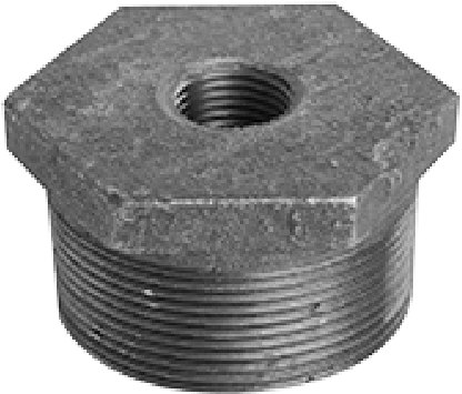 Download 3" X 2" Black Malleable Hex Bushing PNG Image with No ...