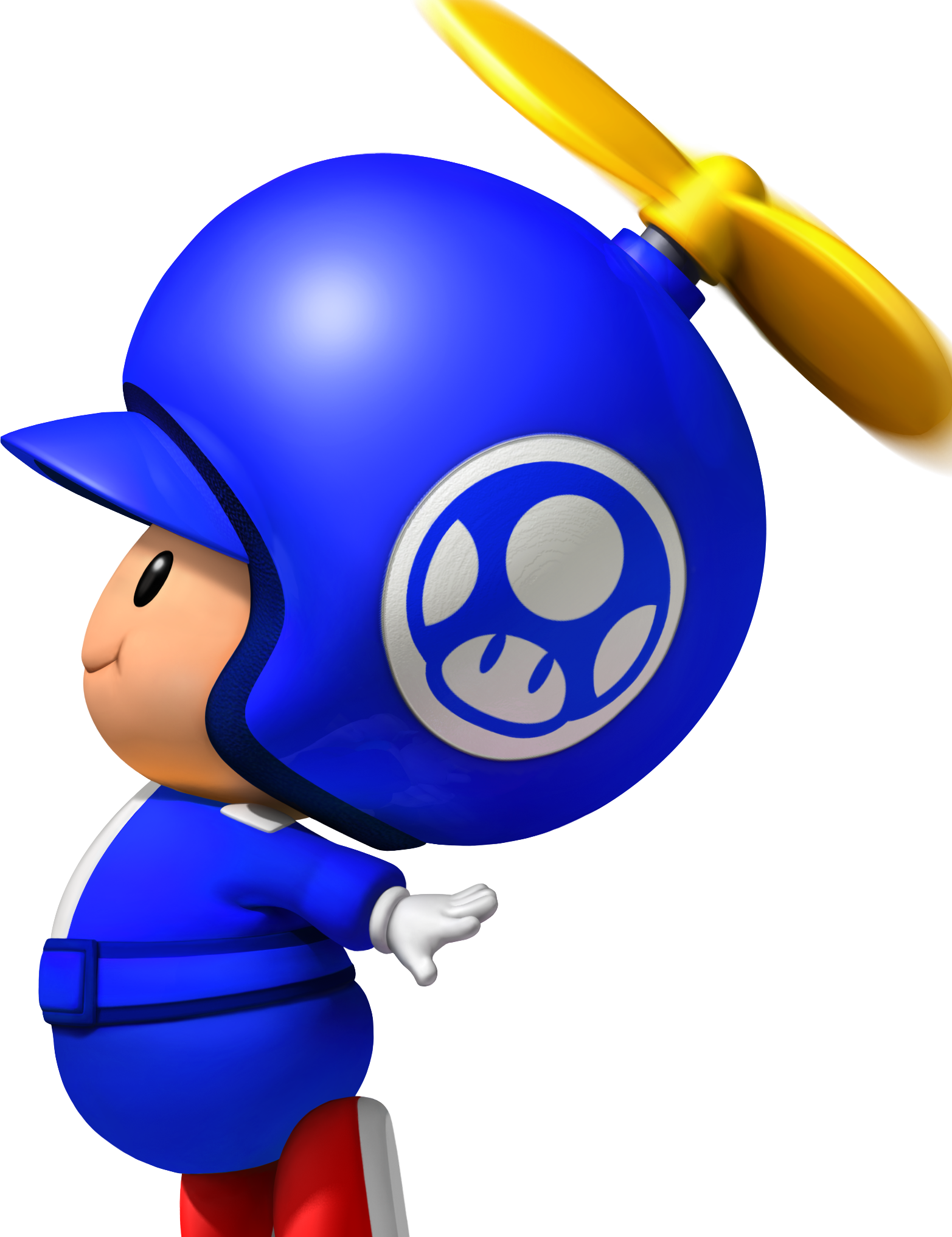 Download Propeller Blue Toad PNG Image with No Background - PNGkey.com