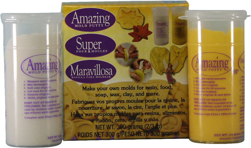 Download 2/3lb Amazing Mold Putty 2-part Silicone Mold Making PNG Image ...