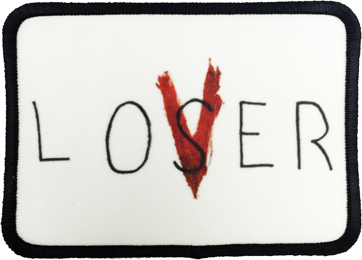 Download It Movie Loser Lover Iron-on Patch PNG Image with No ...