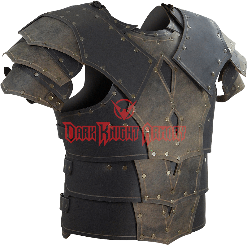 Download Mercenary Leather Cuirass With Pauldrons PNG Image with No ...