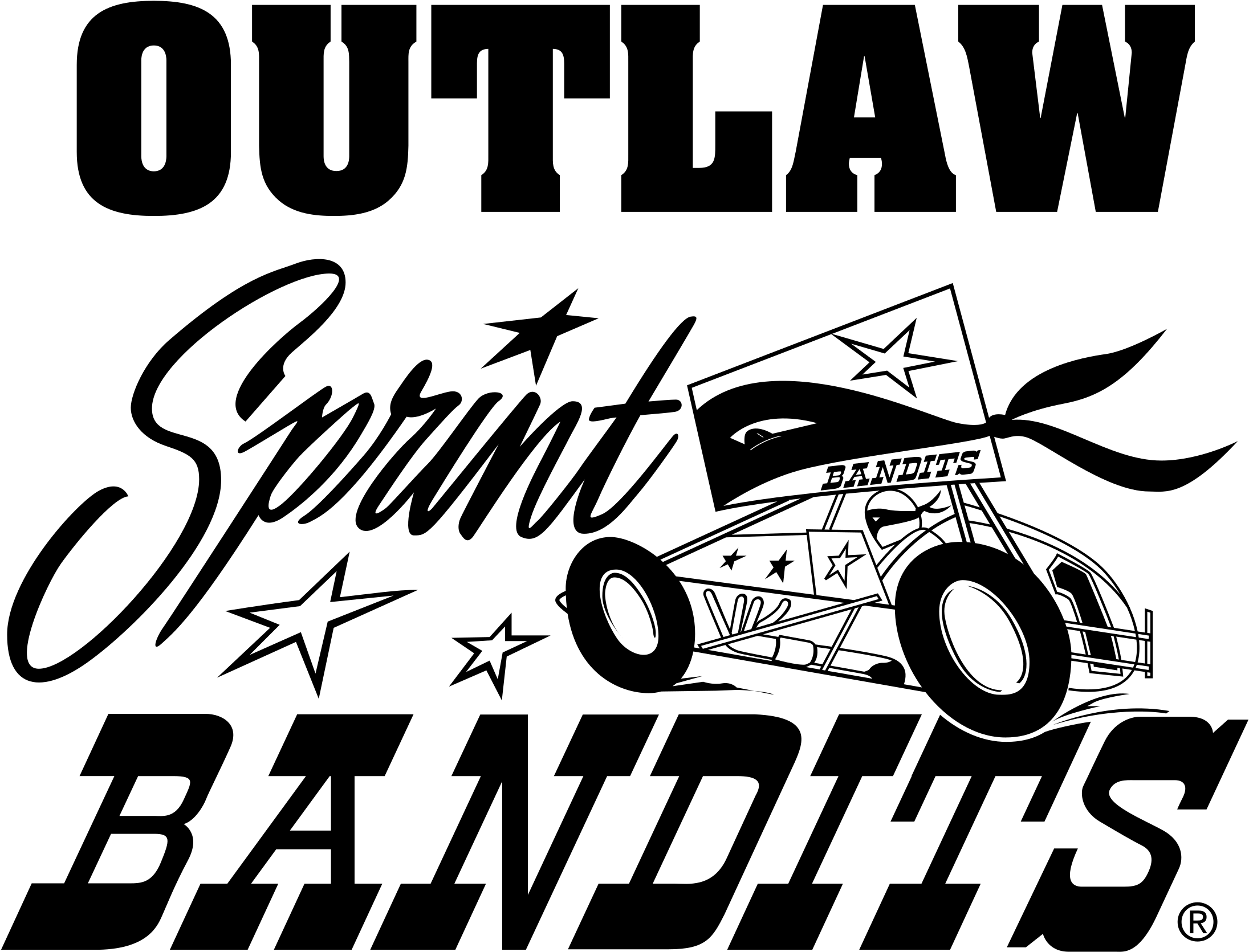 Outlaw Sprint Bandits Logo Png Transparent - Free Transparent PNG ...