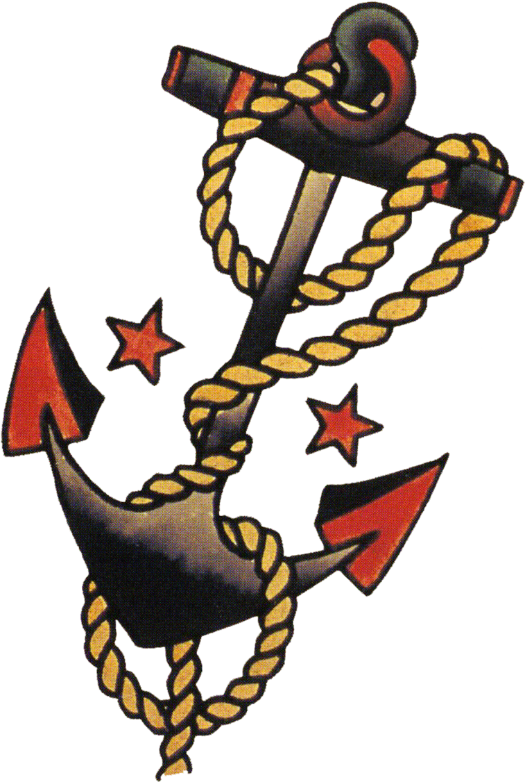Download Sailor Jerry Vintage Tattoo Designs, Anchors And Stars ...