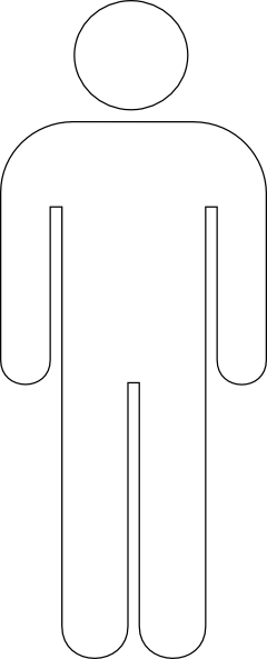 Stick Figure Transparent Background - Male Icon White Png - Free ...