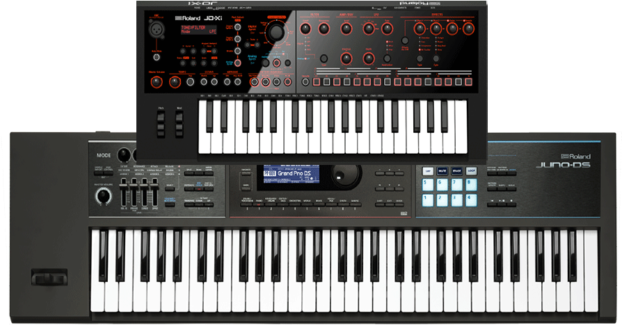 61-note Sequencer Keyboard With Huge Sound Library, - Roland Jd-xi ...