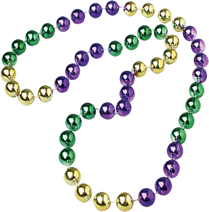 Mardi Gras Beads Clipart