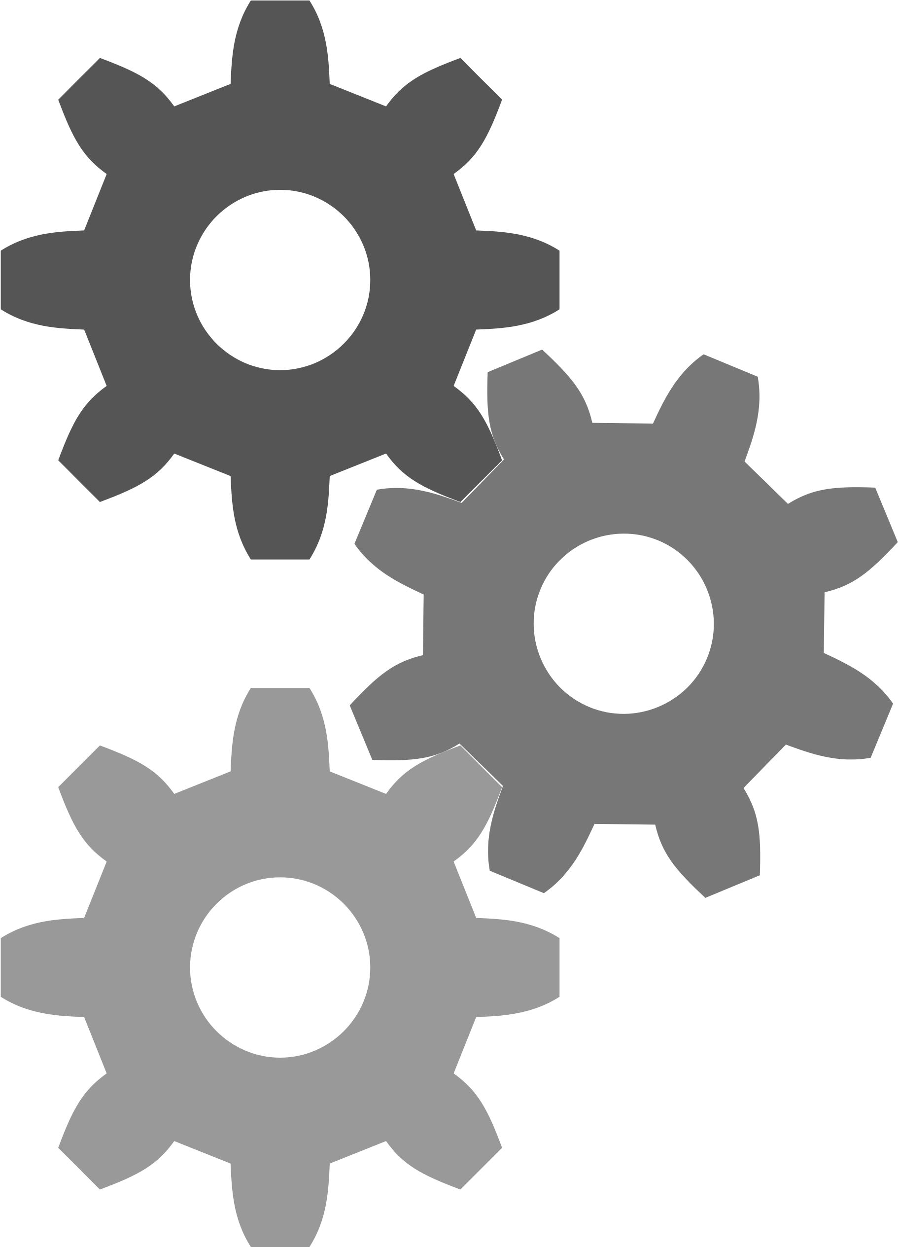 Download Cogs Vector Transparent - Grey Gears Png PNG Image with No ...