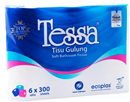 Download Tessa Toilet Tissue 6 Rolls - Tissue Tessa PNG Image with No ...