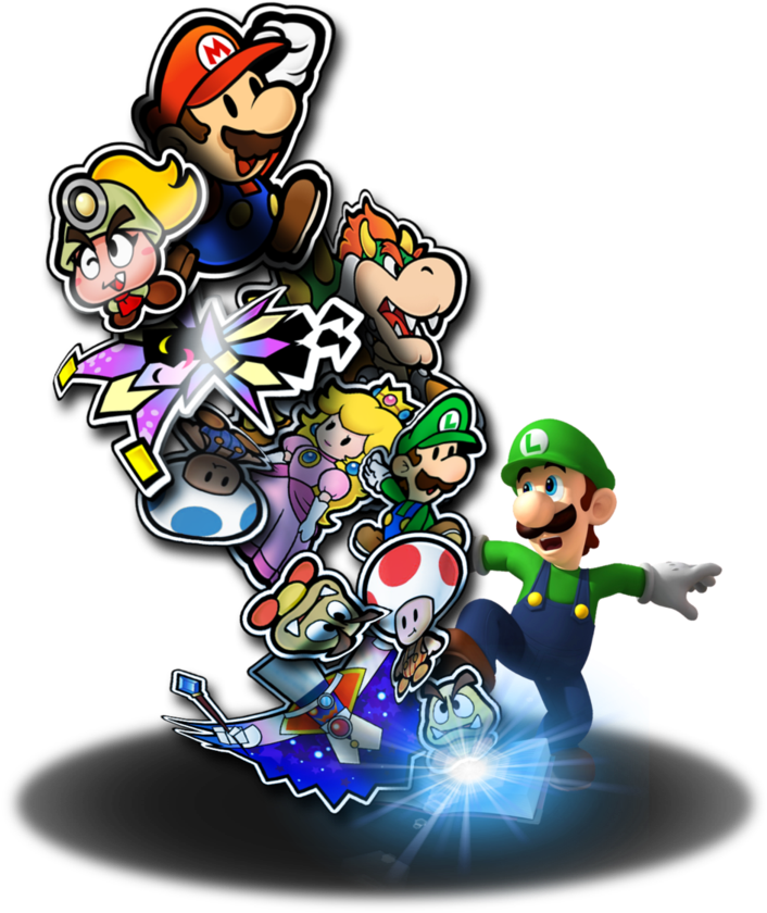 Nintendo - Mario And Luigi Paper Jam Mr L - Free Transparent PNG ...