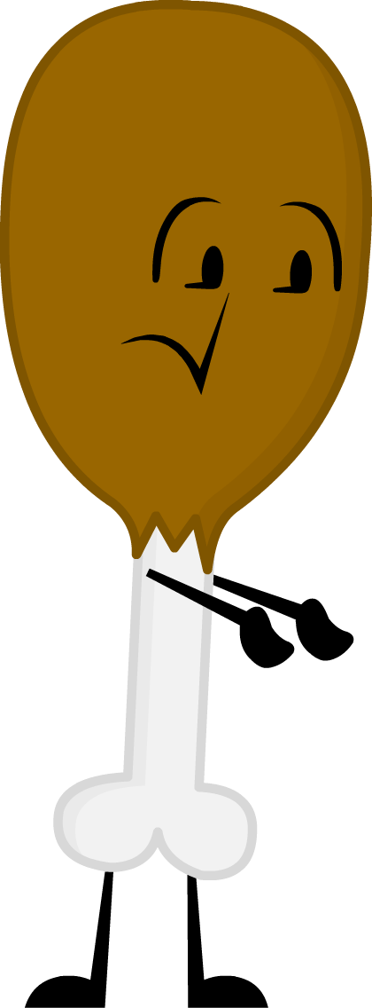 Download Chicken Leg Pose - Bfdi Chicken Leg PNG Image with No ...