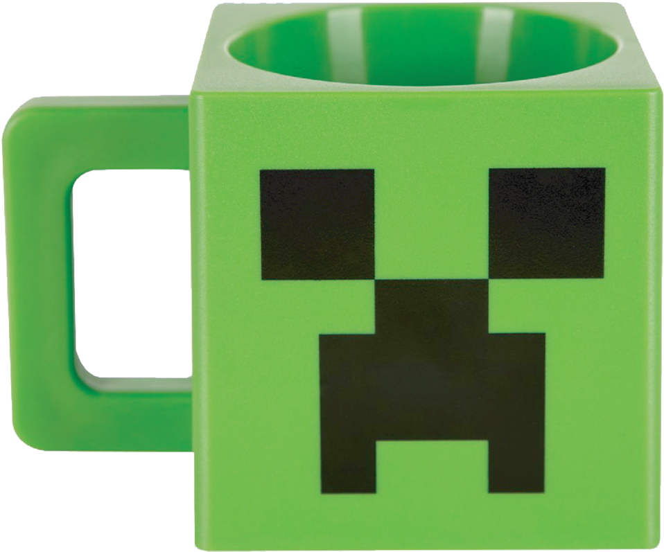 Download Minecraft Plastic Creeper Face Mug PNG Image with No ...