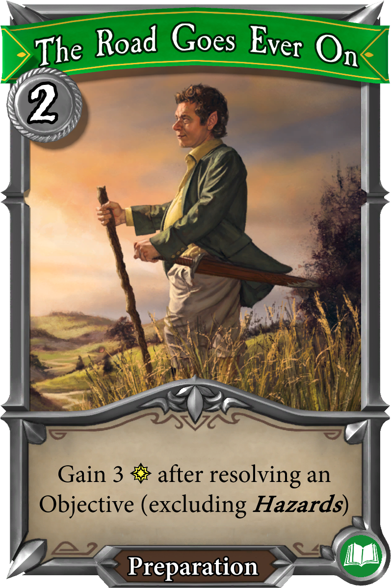 Download And Finally, The Road Goes Ever On Is The First Card PNG Image ...