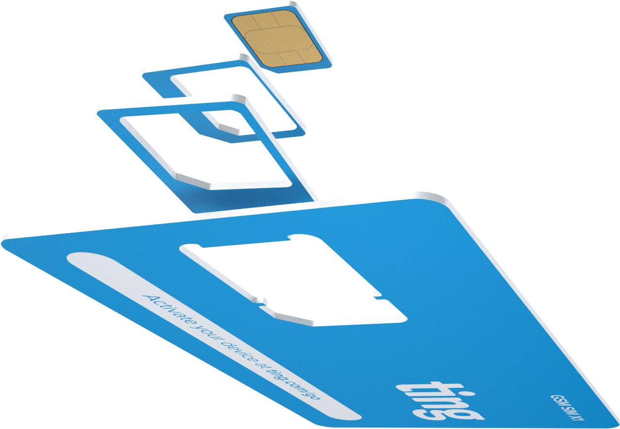 Download Ting Sim Card PNG Image with No Background - PNGkey.com
