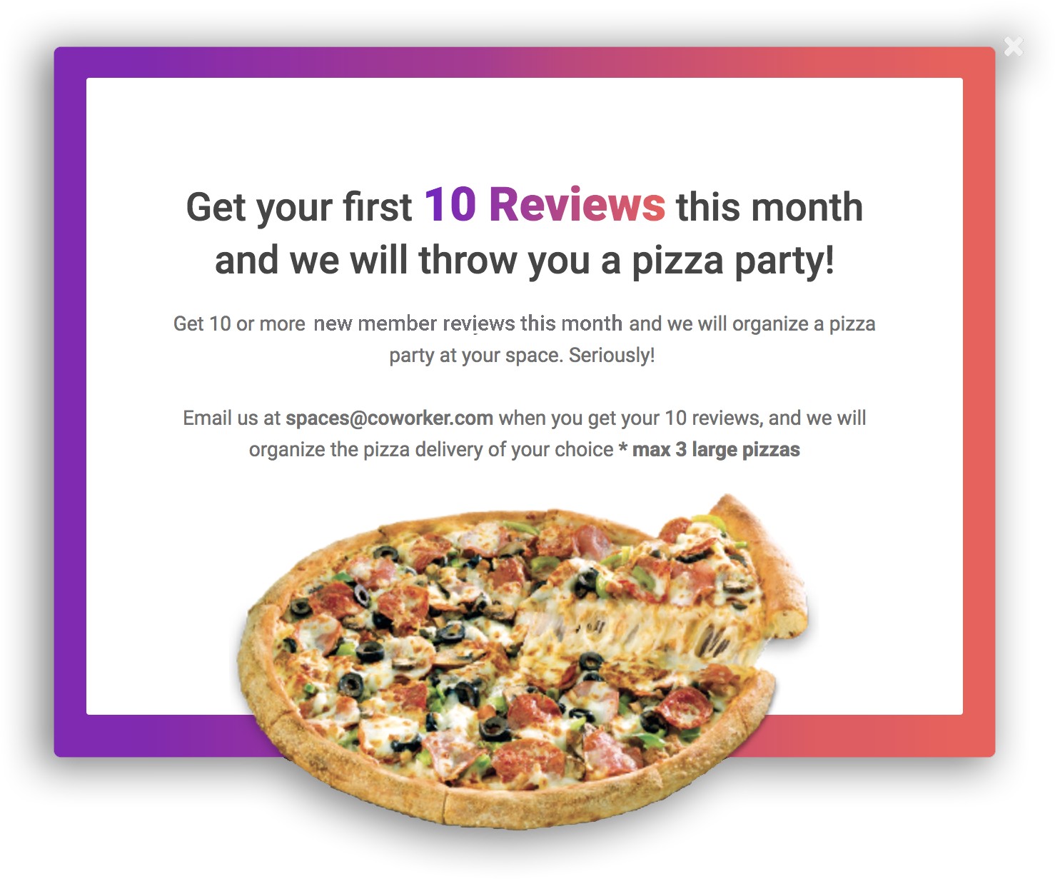 Download Win A Pizza Party For Your Members PNG Image with No ...
