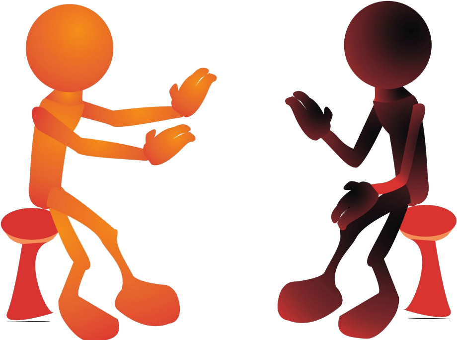 Conversation Clipart Two Person - Assertive Communication Clipart ...