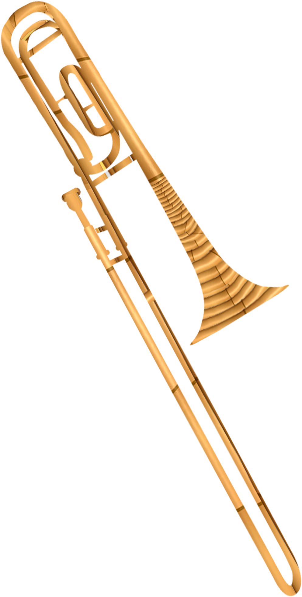 A Brass Instrument Consisting Of A Long Cylindrical - Elkhart 100tbb ...