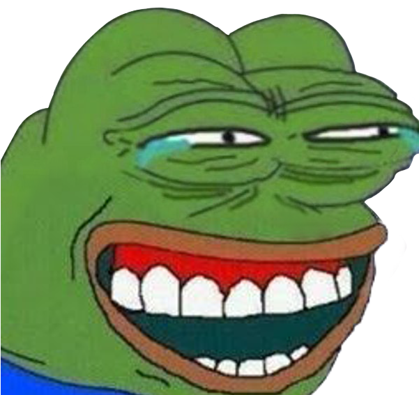 Transparent Pepe Laugh - Hysterical Pepe - Free Transparent PNG ...