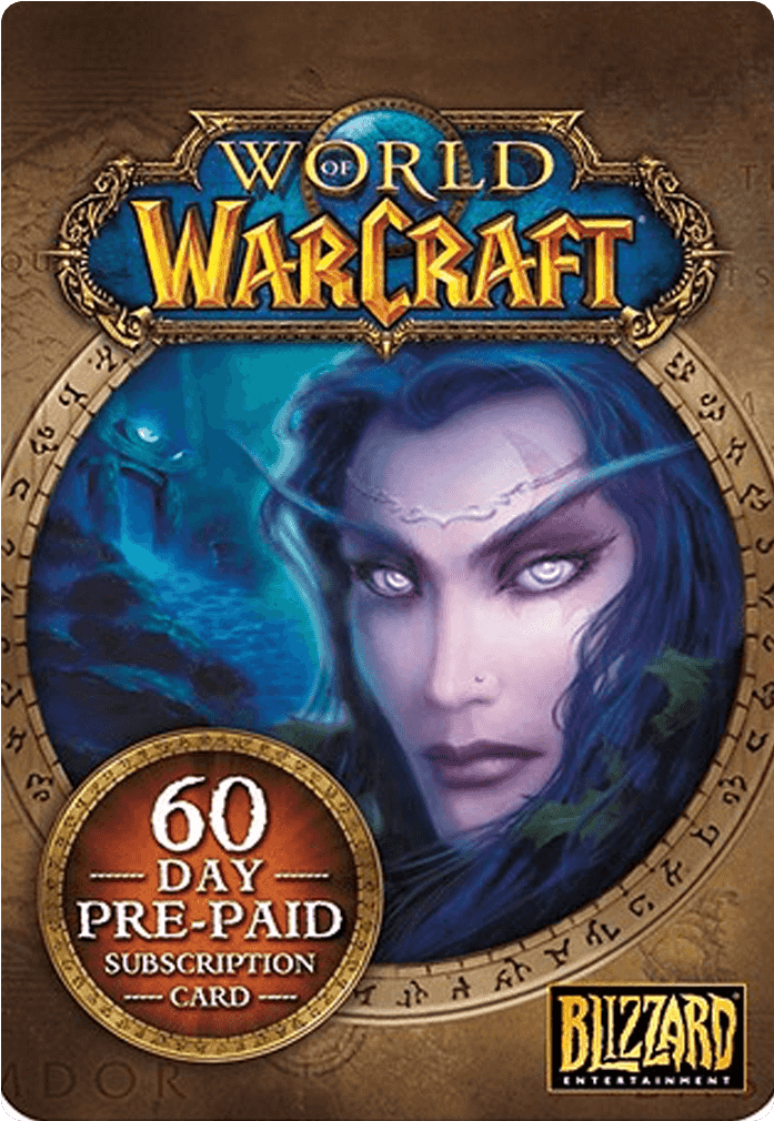 Download World Of Warcraft 60 Days Time Card Ru Gift - World Of ...