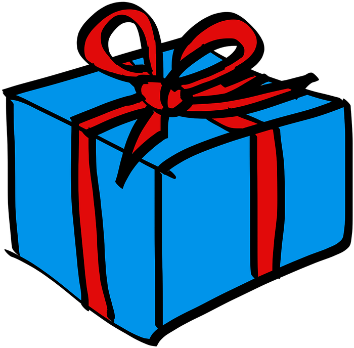 Download Birthday Present Clipart Blue Present - Cartoon Present Png ...