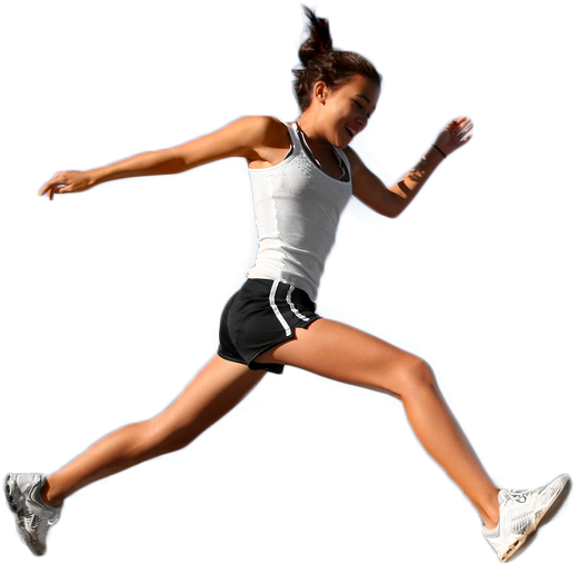 Download Running Girl Png - Sports Running Girl Png PNG Image with No ...