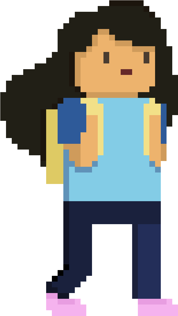 Download Girl Running - Cartoon PNG Image with No Background - PNGkey.com