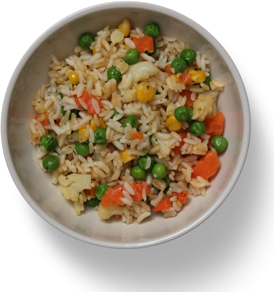 Download Rice With Vegetables Transparent Png Image - Steamed Rice PNG ...