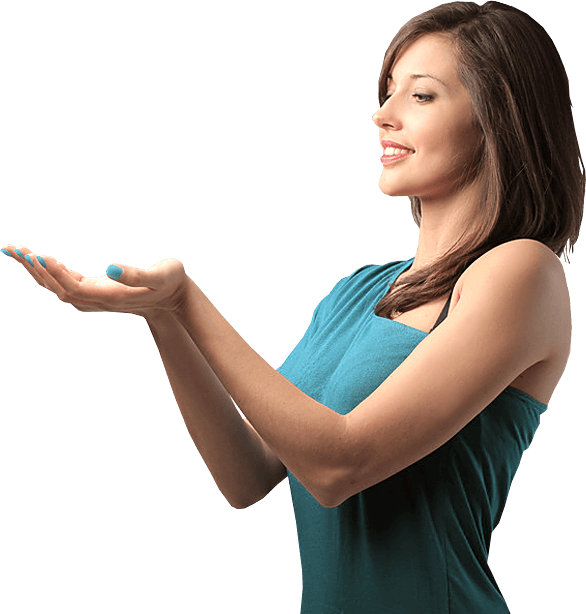 Download Home Hosting Slide 1 6 - Girl Holding Hands Out PNG Image with ...