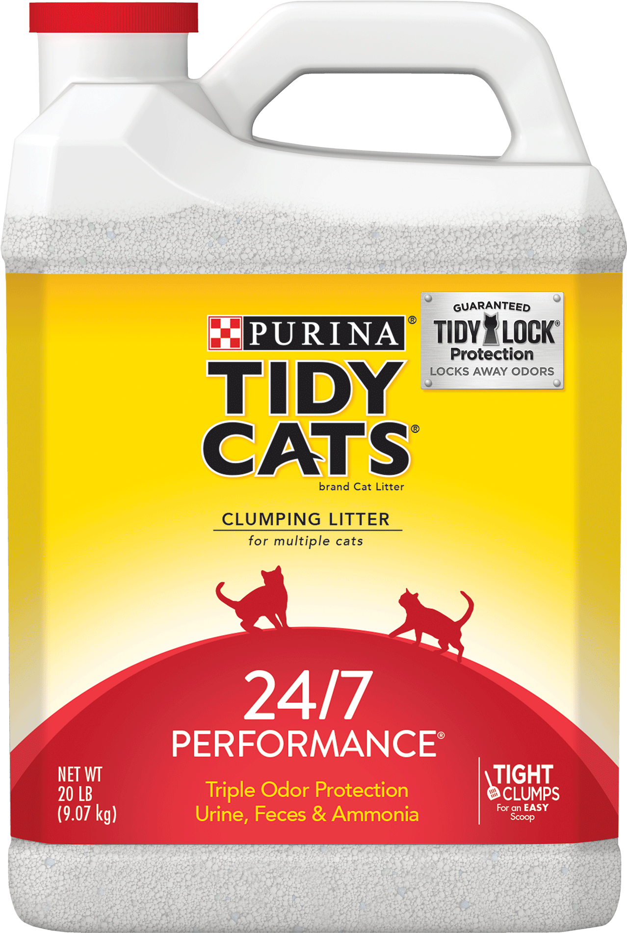 Download Purina Tidy Cats 24/7 Performance Clumping Cat Litter, - Kitty ...