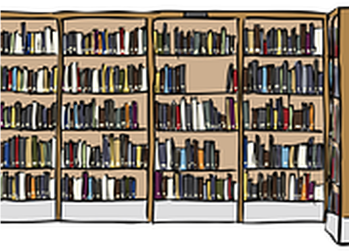 Download Library Shelves Clipart - Library Stacks PNG Image with No ...