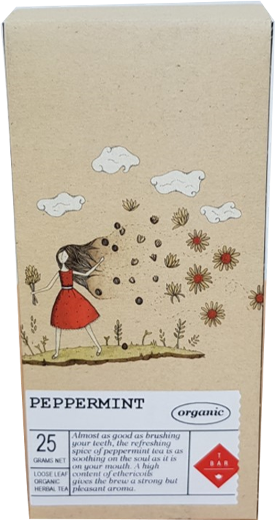 Download Organic Peppermint Loose Leaf 25g - Cartoon PNG Image with No ...