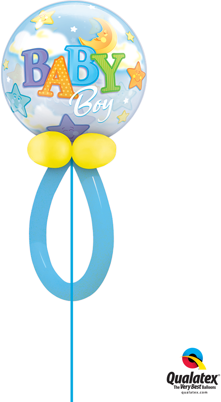 Download Dummy Balloon Blue - Baby Balloon Bouquets PNG Image with No ...