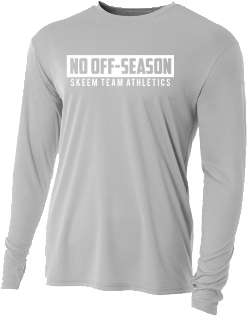 Download No Off Season Long Sleeve Loose Dry Fit Shirt - Shirt PNG ...