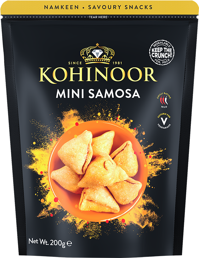 Download Kohinoor Mini Samosa PNG Image with No Background - PNGkey.com