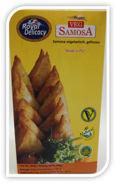 Download Vegetable Samosa Royal Delicacy 20pcs 400g - Prawn Roll PNG ...