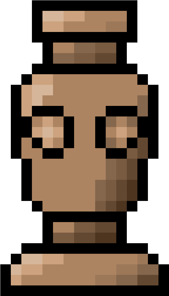 Download Wooden Head Statue - Link Legend Of Zelda 2d PNG Image with No ...