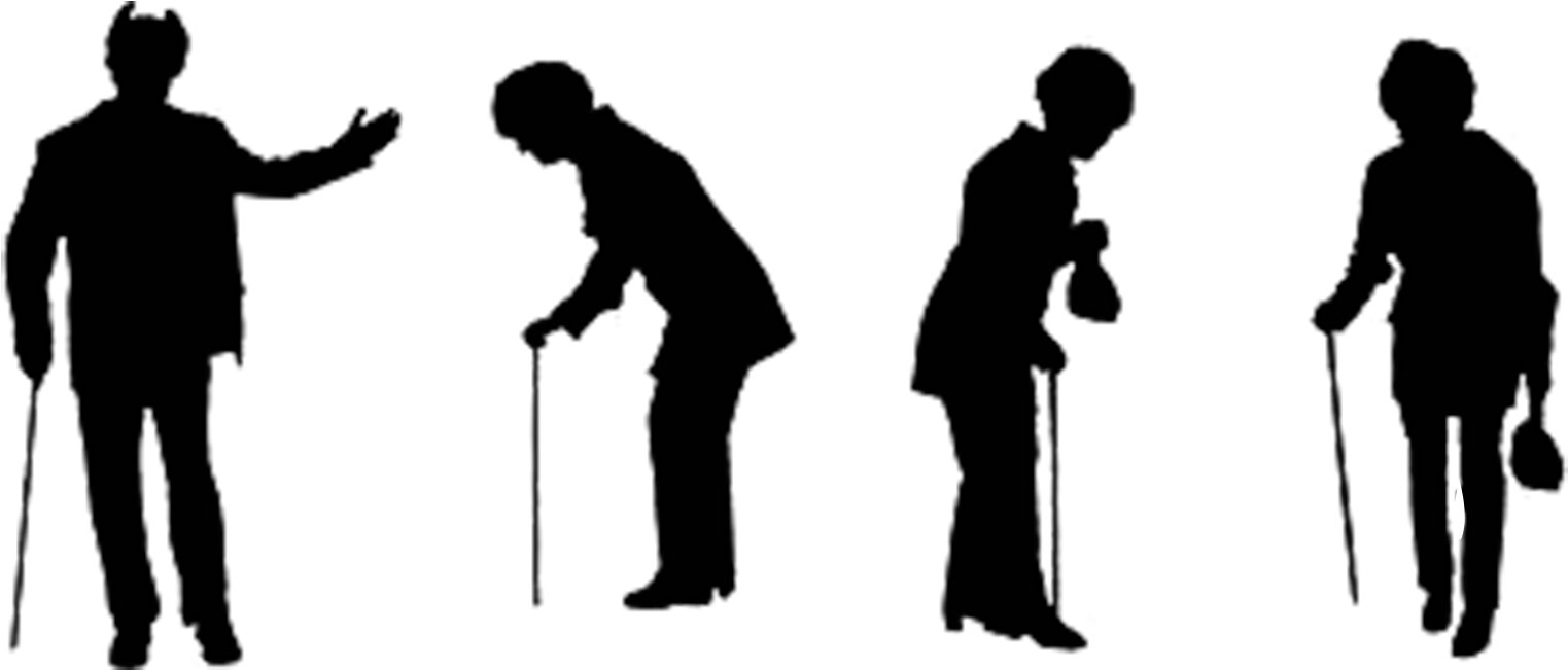 Silhouette Old Age Illustration - Png Old Man Shadow - Free Transparent ...