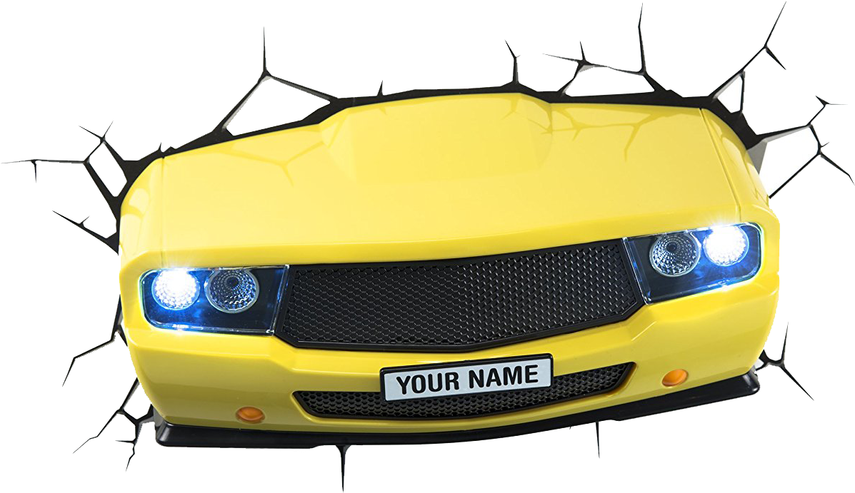Download 3d Light Fx 3d Muscle Car Light - Lampara Con Forma De Coche ...