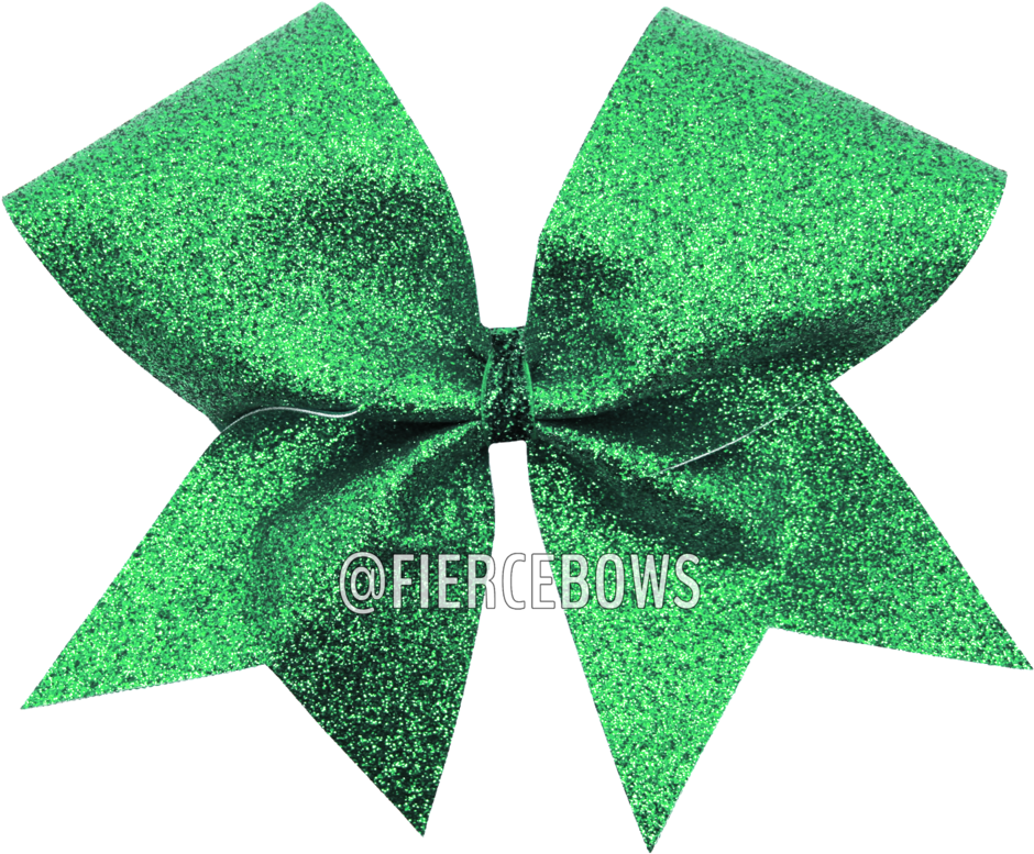 Download Kelly Emerald Green Glitter Cheer Bow Fierce Bows ...