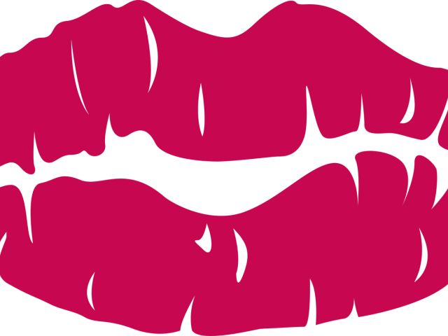 Kissing Clipart Lip Outline - Cartoon Lipstick Lips - Free Transparent ...