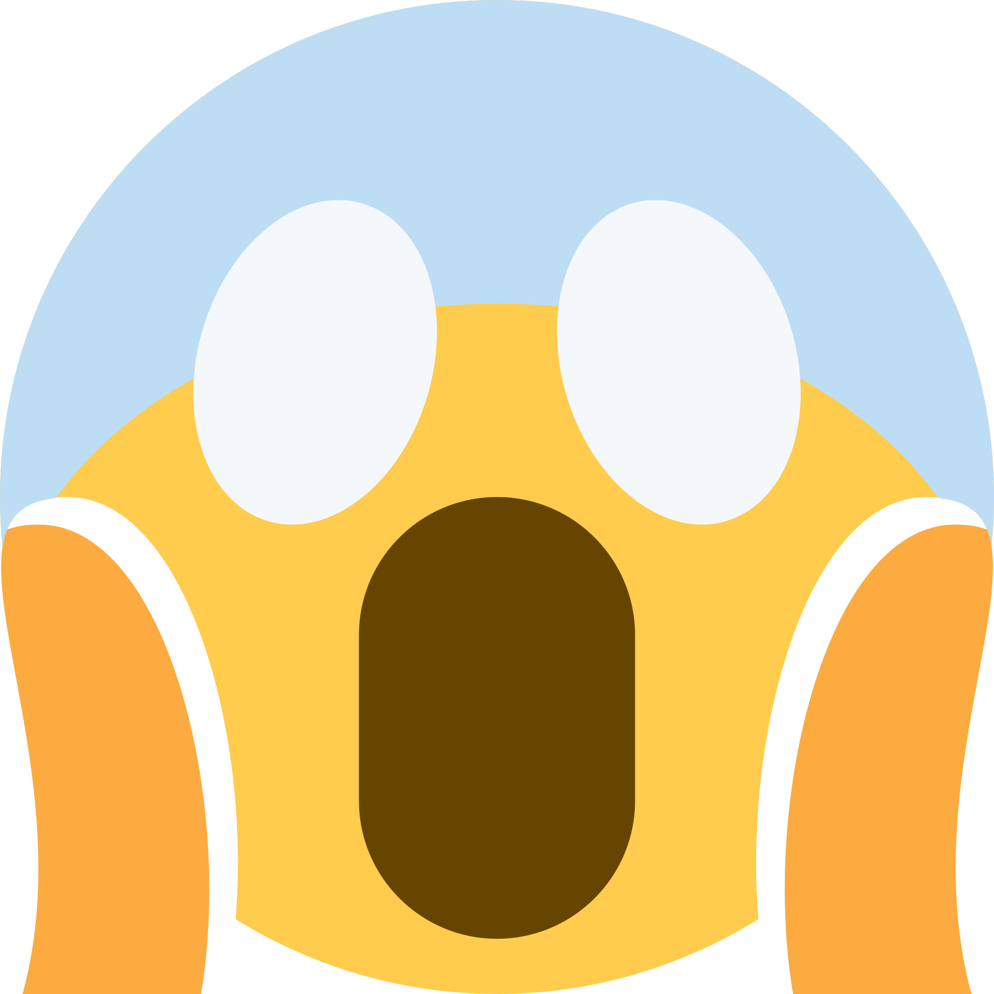 Face Screaming In Fear - Scream Emoji Twitter - Free Transparent PNG ...