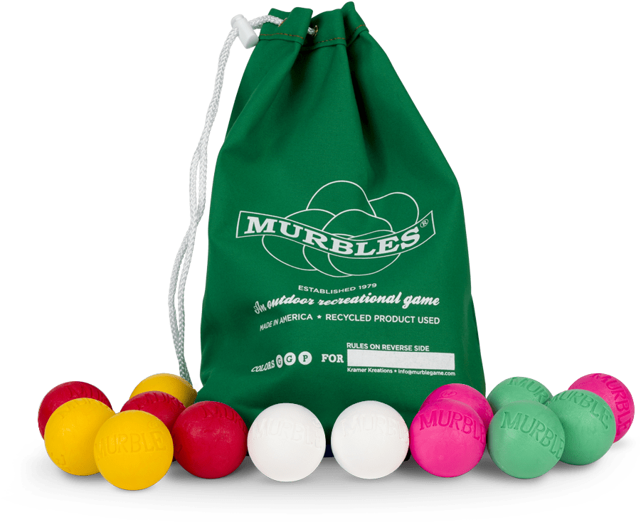 Download Murbles 4 Player 14 Ball Medium Tournament Set Green - Bocce ...