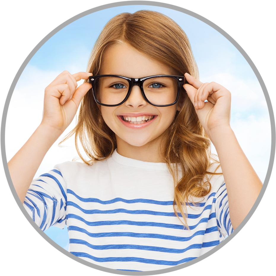 Download Glasses Circle - Children's Eye Health And Safety Month PNG ...
